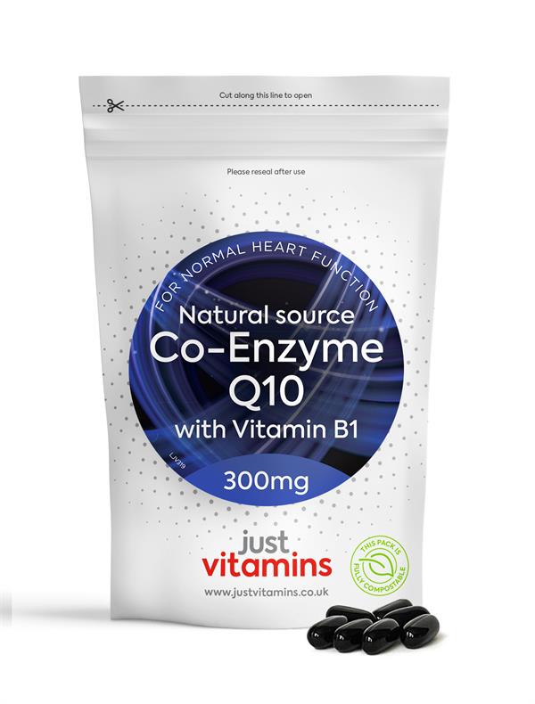 Super Strength Coenzyme Q10 300mg Capsules - All Natural