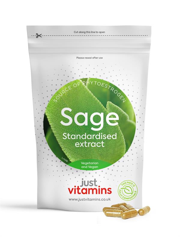 Sage Extract Capsules | Buy Online | Free Delivery Over £30